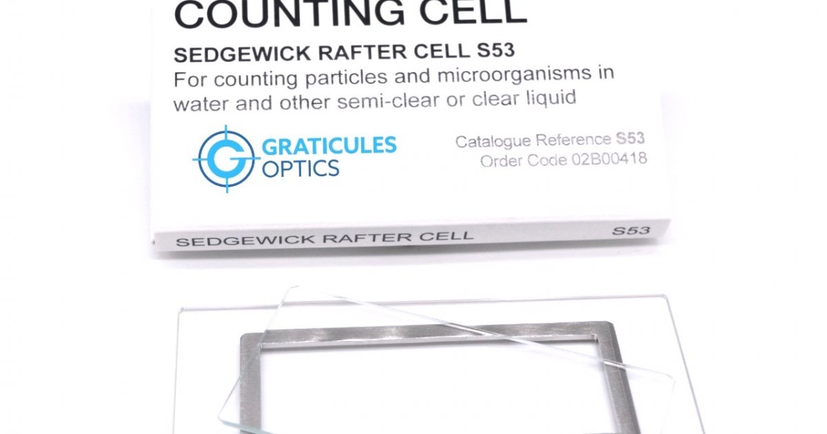 S53 Plain Glass Sedgewick Rafter Counting Chamber (No Grid)