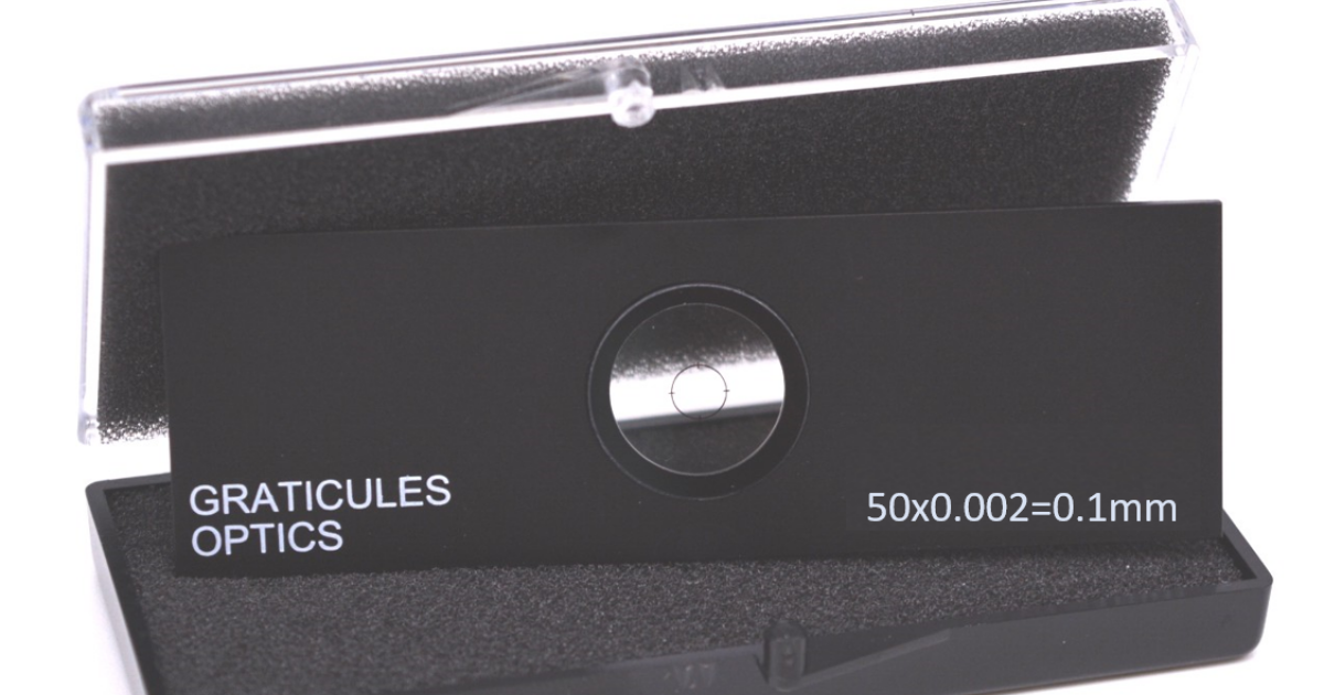 S12 Stage Micrometer 0.1mm/0.002mm